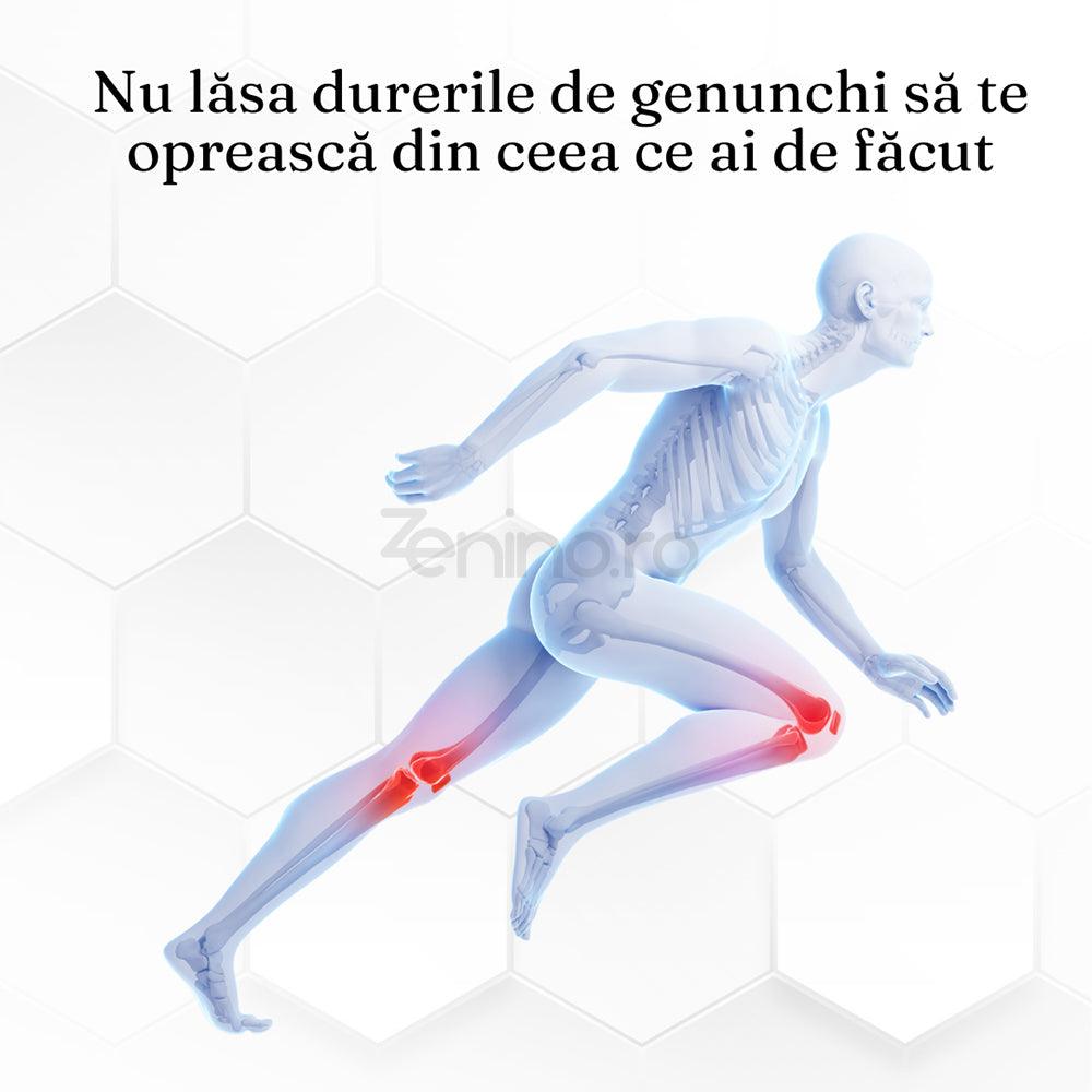 Orteza Genunchi cu 3 Prinderi, Benzi Ajustabile, Reducere Dureri, Mari ...