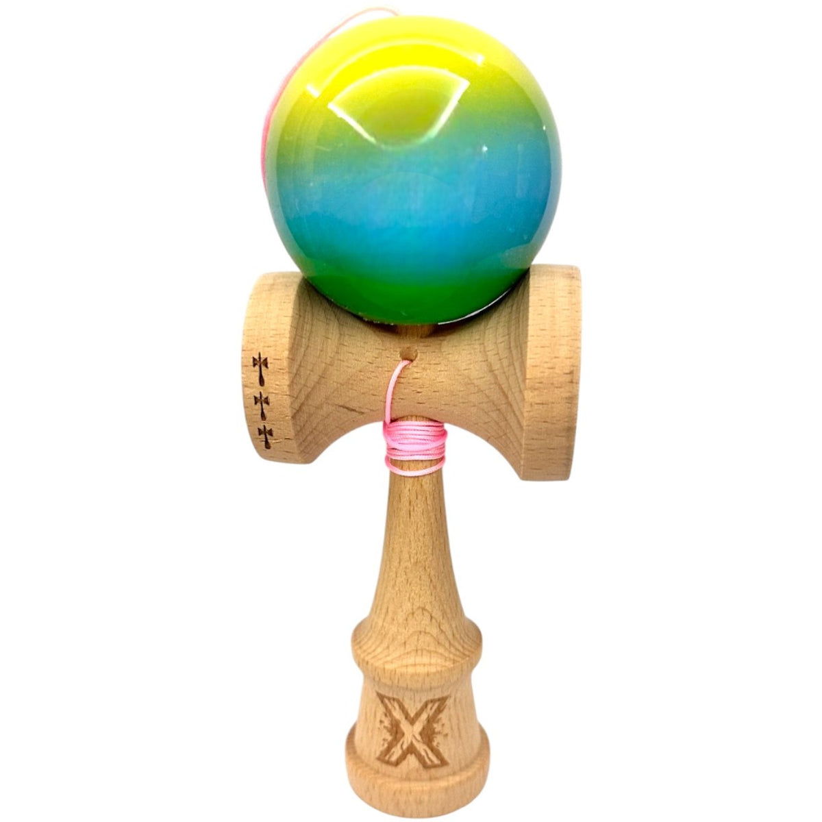 Kendama X Original Big Cups, Super Sticky, Ata 55cm, Rulment Metalic ...